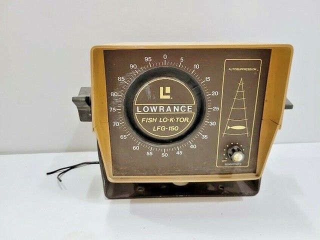 Vintage Lowrance Fish Lo-k-tor Lokator Lfg-250 Finder for sale online ...