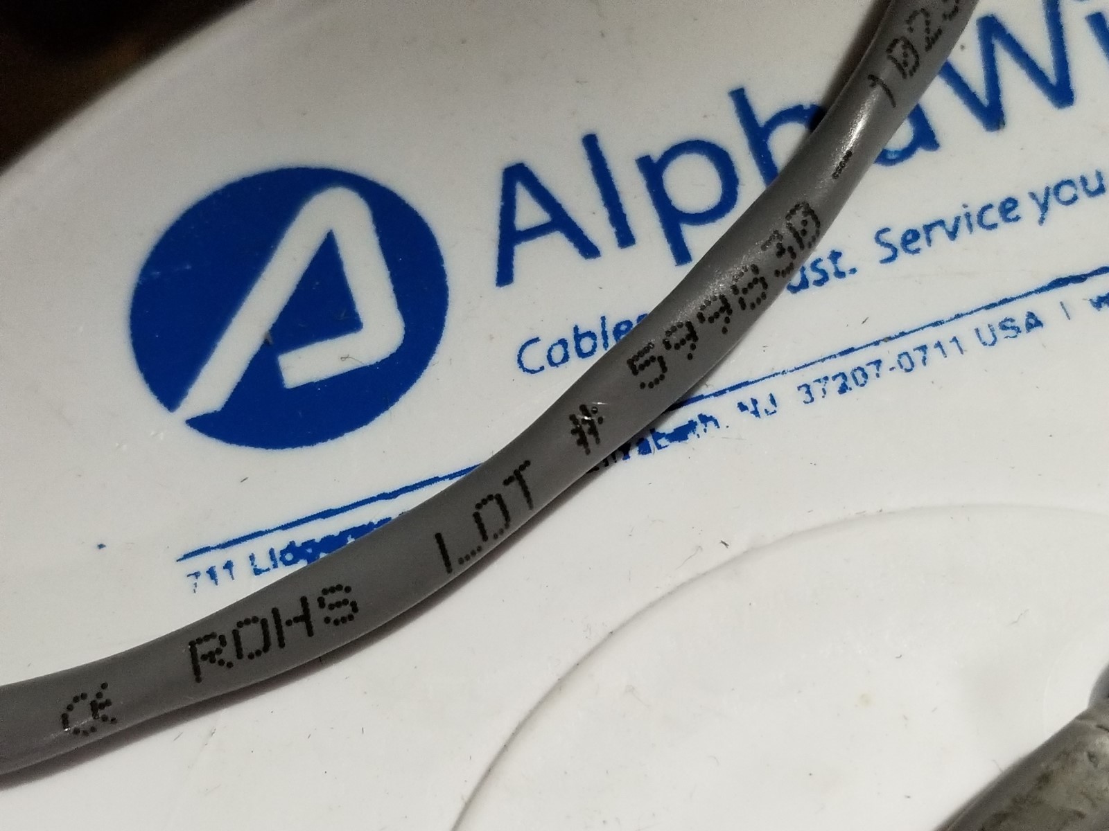 100ft Alpha Wire 1895C 20/2C Cabled Control/Communications Cable 300V ...