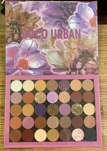 Coco Urban Waterlight 35 Color Eye Shadow Palette purple butterfly | eBay
