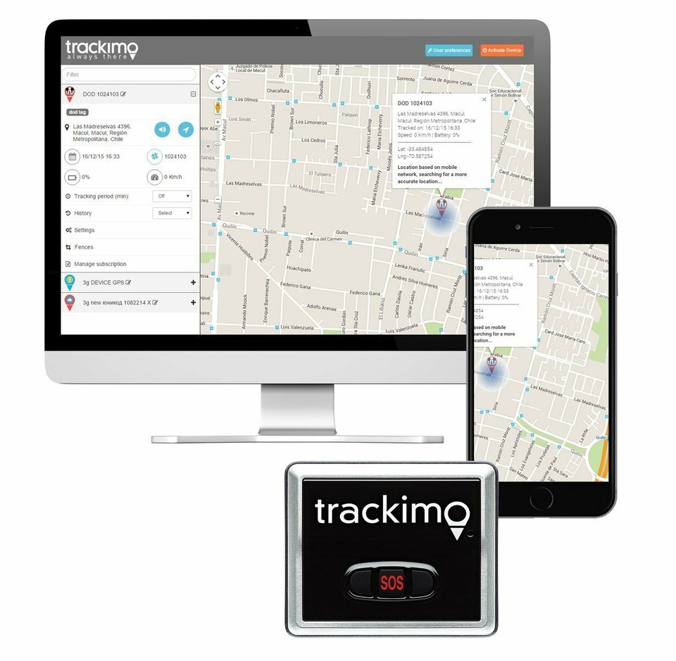 Trackimo GPS Tracker 4G GPS+Wi-Fi+1 year SIM Car GPS Tracking device ...