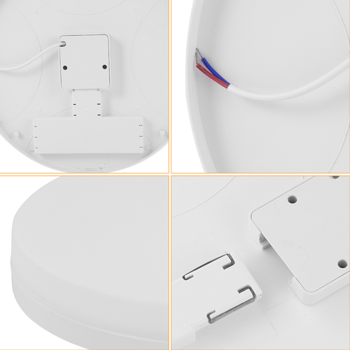 Round LED Surface Mount Fixture Ceiling Light Kitchen Bedroom Panel ...