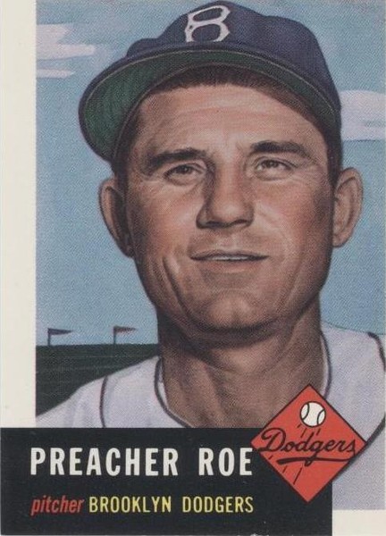 1991 Topps Archives The Ultimate 1953 Set - #254 Preacher Roe for sale ...
