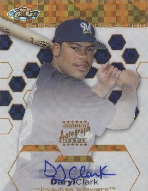 2003 Topps Finest - Daryl Clark #103 Gold X-Fractor /199 (AU, RC) for ...