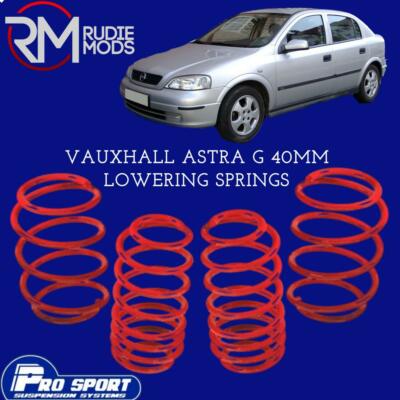 ProSport 40mm Lowering Springs for Vauxhall Astra G / Authorised Dealer ...