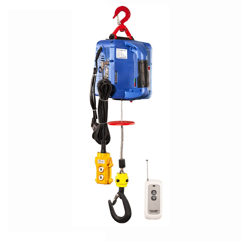 500KG Electric Lifting Traction Hoist Portable Electric Winch Electric ...