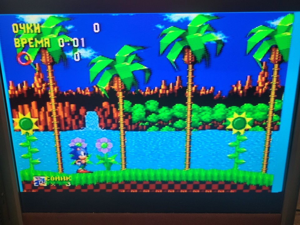 Vintage Game console Mega Drive 2 Console 16 bit working cartridges ...