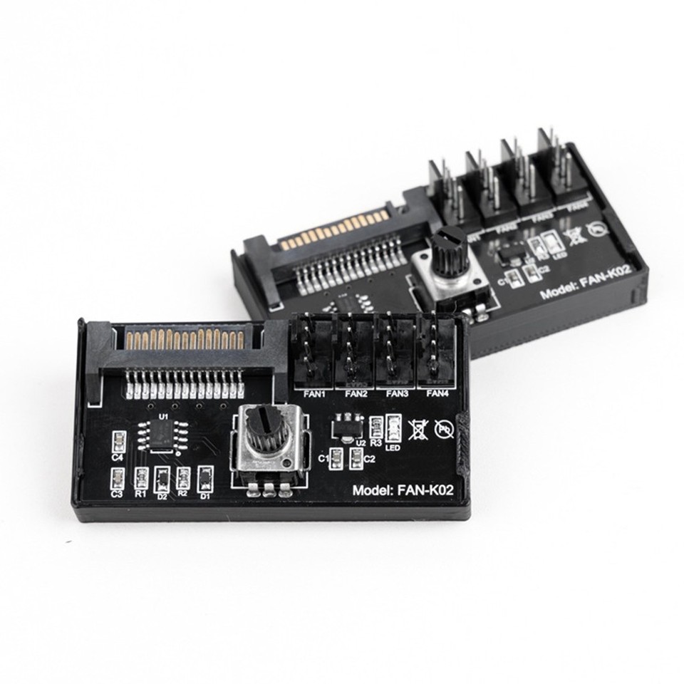 PWM Fan Speed Controller High DC 4Pin Fan Governor NAS Server Fan ...