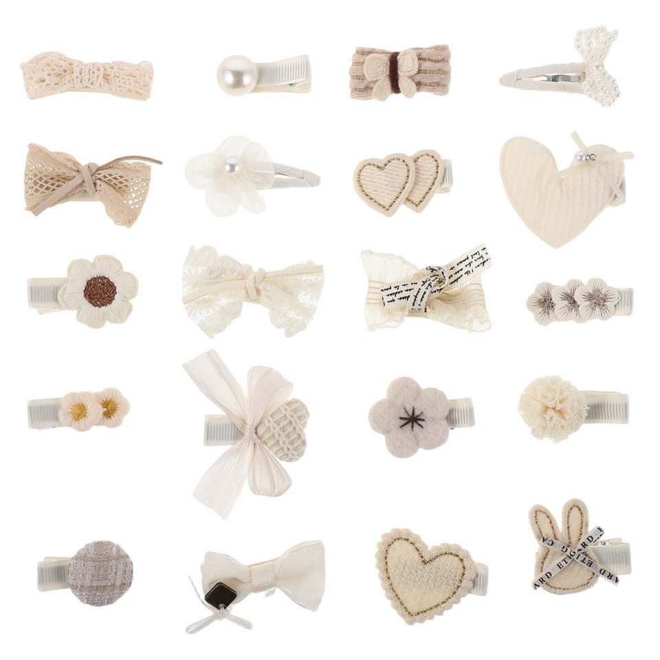 20 PCS Bow Bangs Clip Cute Hair Accessories for Girls Side Clips | eBay ...