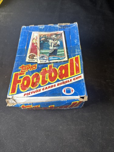 Topps Football 1982 7 Total Sealed Packs Plus Box | eBay