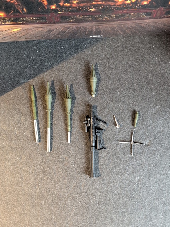 1/12 Scale RPG with Extra Rocket Fodder For 6" & Some 7" Action Figures ...