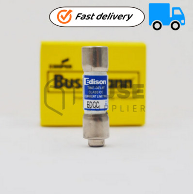10PCS New Bussmann Edison EDCC-2 2A 600V TIME DELAY Fuse | eBay