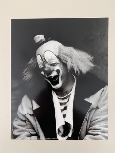 HEINZ BAUDERT,CLOWN,CIRCUS SARRASANI, RARE AUTHENTIC 1980's ART PRINT ...