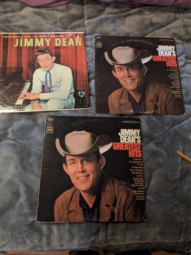 Jimmy Dean lot 3 2 greatest hits(1966) jimmy with Luke Gordon | eBay