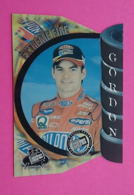 Jeff Gordon 1999 PRESS PASS PREMIUM EXTREME FIRE DIE-CUT Card #FD1A/6 ...
