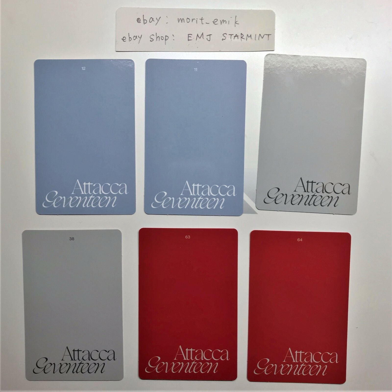 WONWOO SEVENTEEN - Attacca - Official Photo card Op.1 2 3 SVT photocard ...