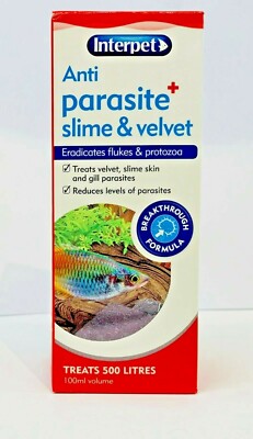 Interpet Anti Parasite Slime & Velvet- Eradicates Flukes & Protozoa | eBay