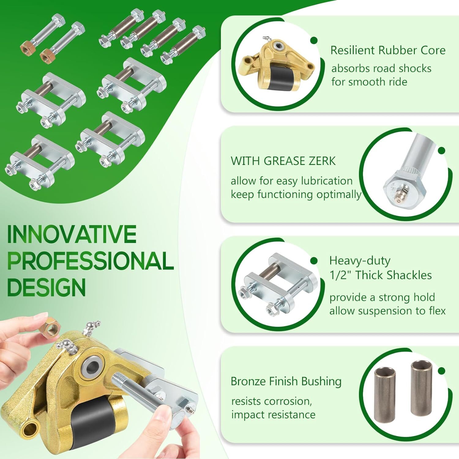 K71-652-00 Complete Tandem Kit for Dexter E-Z Flex 33″ Axle Spacing ...