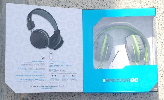 JLab (41143499348) Neon Bluetooth Headphones - Black for sale online | eBay