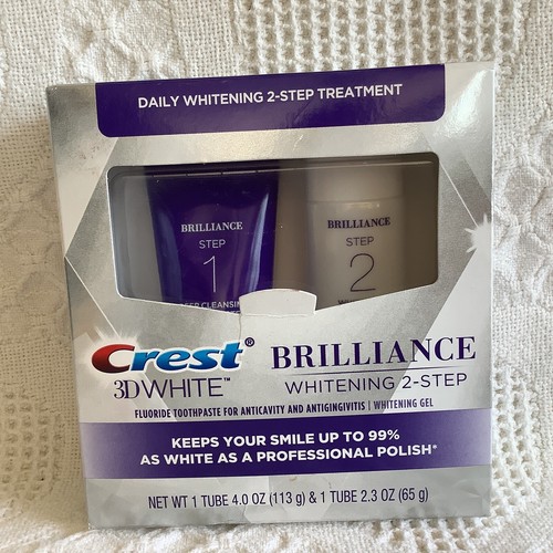Crest 3D White Brilliance Two Step Toothpaste, 4.0 oz and 2.3 oz. | eBay