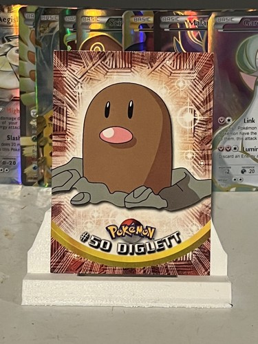 Diglett #50 - TOPPS TV Animation Edition - Pokemon TCG - 1999 Nintendo ...