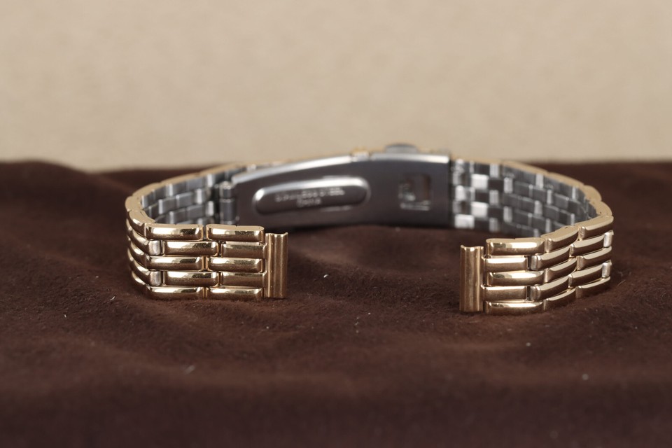 Hadley-Roma 10mm-14mm Yellow Gold Plated Ladies Watch Bracelet/Band ...