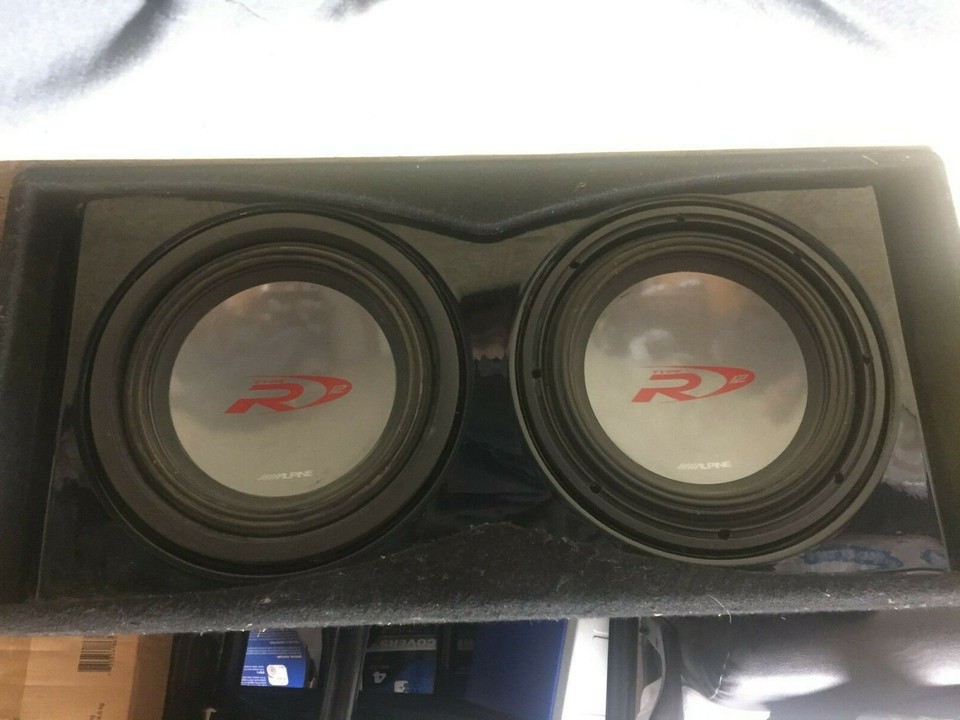 Two Alpine Type R 12" Inch Car Audio Subwoofers (Pair) Stereo | eBay
