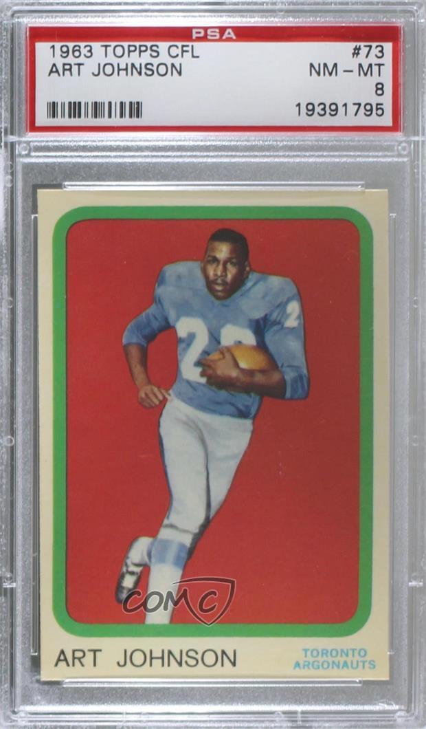 1963 Topps CFL - #73 Art Johnson (RC) for sale online | eBay