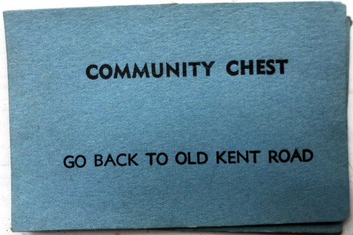 1930's Australian Monopoly Part COMMUNITY CHEST GO BACK TO OLD KENT ...