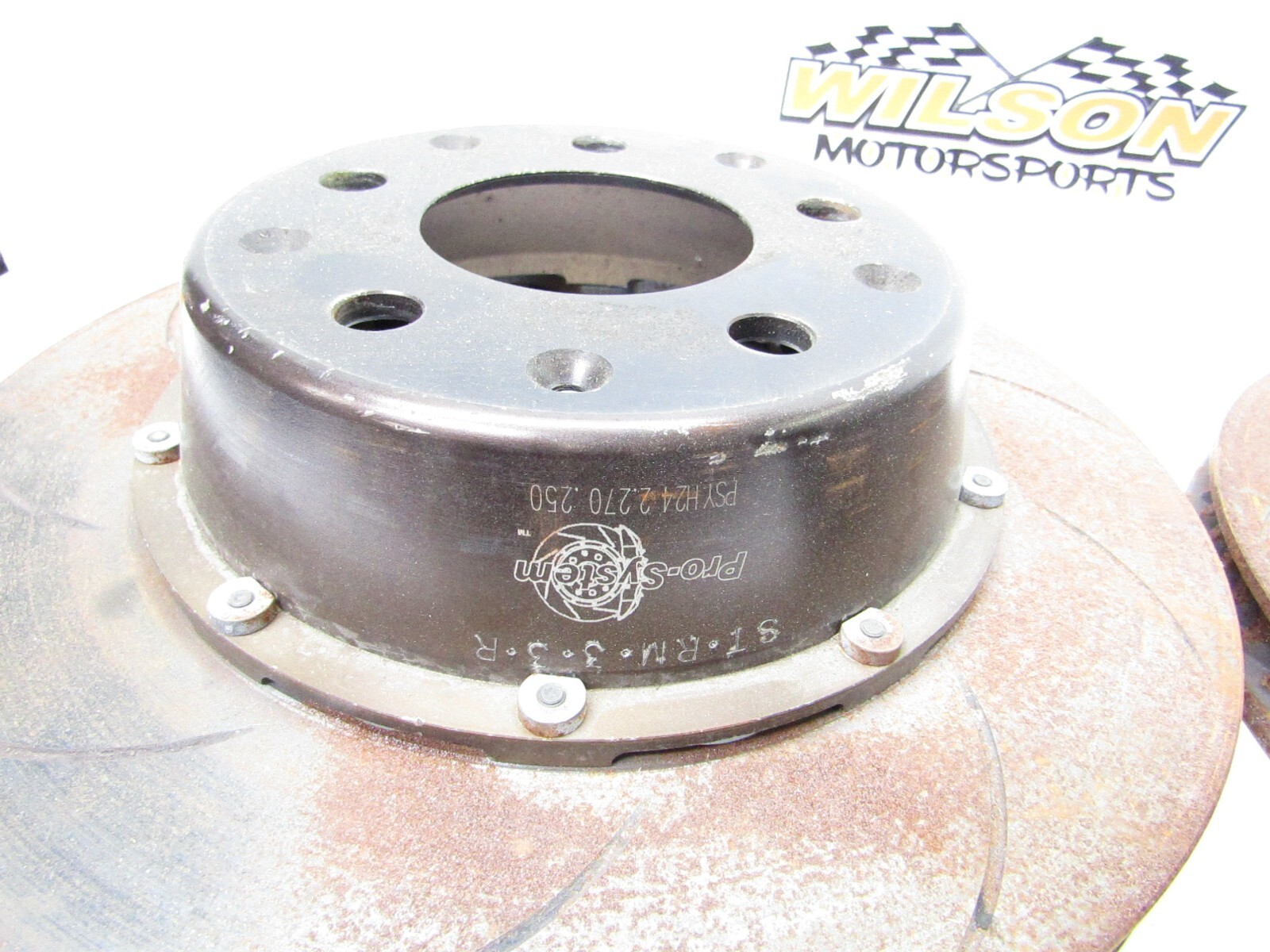 PRO-SYSTEM 5 X 5 ALUMINUM BRAKE HATS W/VENTED ROTORS ARCA BREMBO | eBay