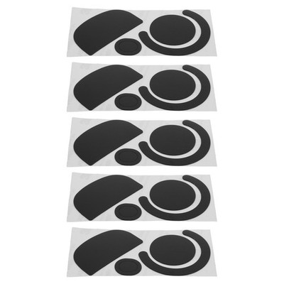 5 Sheets Gaming Mouse Skate Replacement - Adhesive Mouse Feet Pads ...
