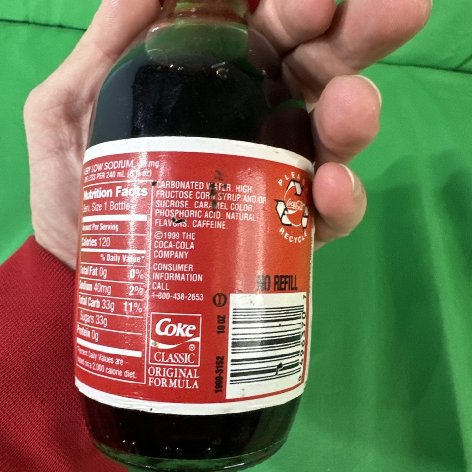 10oz Coca-Cola Classic Stubby Glass Bottle With Plastic Cap Vintage | eBay