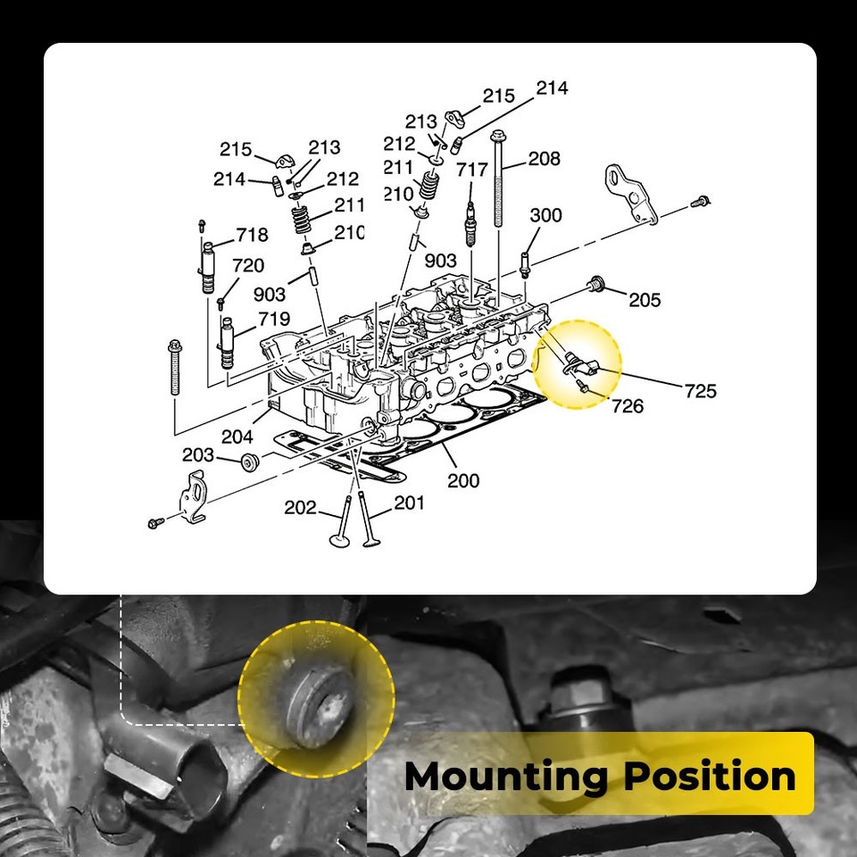 Camshaft Crankshaft Position Sensor For BUICK CHEVROLET GMC PONTIAC VUE ...