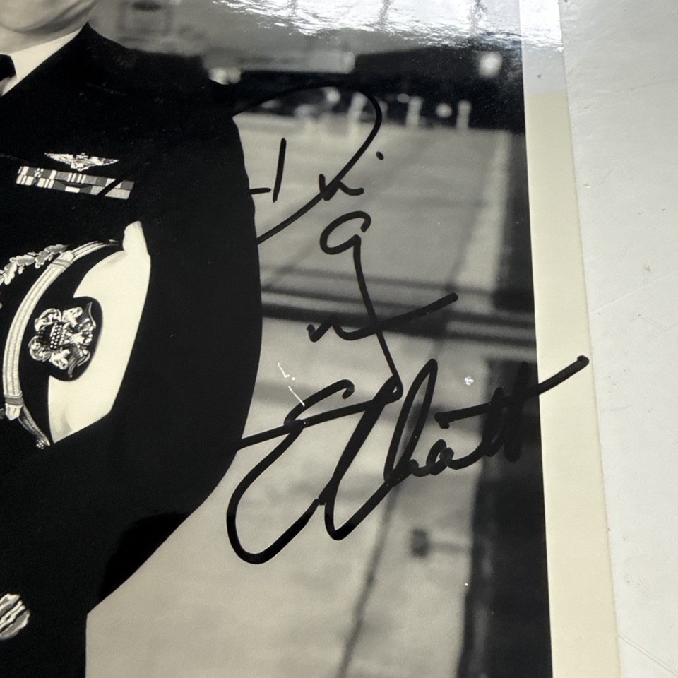 JAG Autograph 8x10 Photo REPRINT David James Elliott & Catherine Bell ...