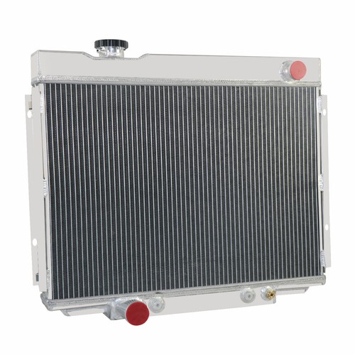 4 Row Al Radiator For 1967-70 Ford Mustang Mercury V8 Cougar 390-428 ...