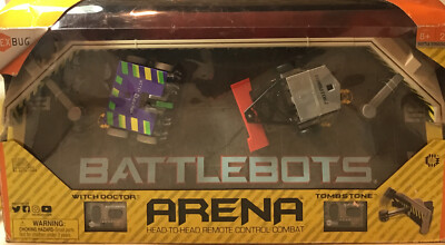 ⚡️HEXBUG Battlebots Arena Playset, Fold Out Game Board 🆕 Distressed Box ...