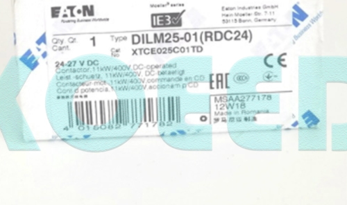 1PCS NEW EATON DILM25-01(RDC24) Contactor | eBay
