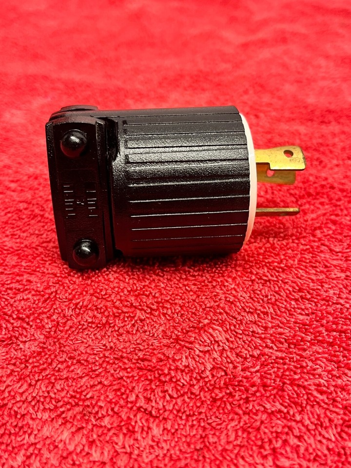 20 Amp 250 Volt Locking Plug L6-20P NEW 20 amp Generator RV Plug Eagle ...