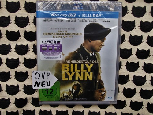 OVP,.,.,.12...3D+2D BLU RAY DIE IRRE HELDENTOUR DES BILLY LYNN | eBay.de
