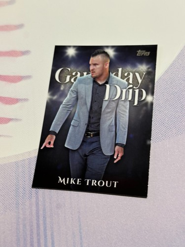 2025 Topps Series 1 -#GD-4 Mike Trout Gameday Drip 5 | eBay