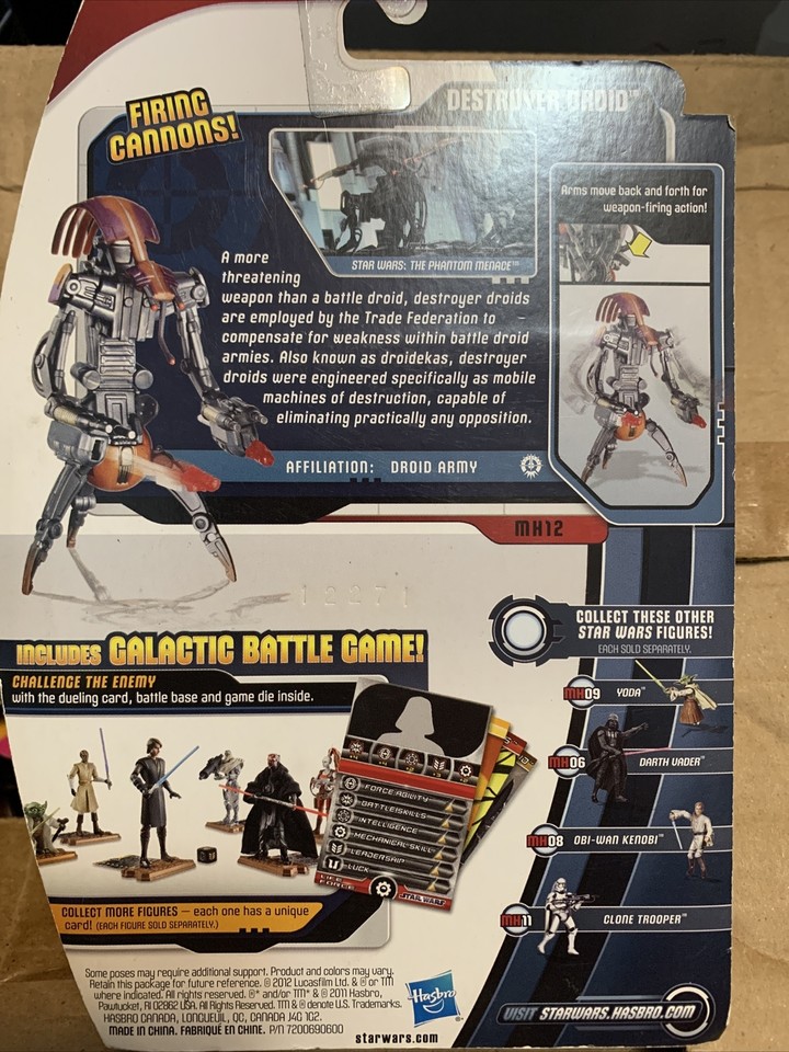 HASBRO STAR WARS MOVIE HEROES DESTROYER DROID | eBay