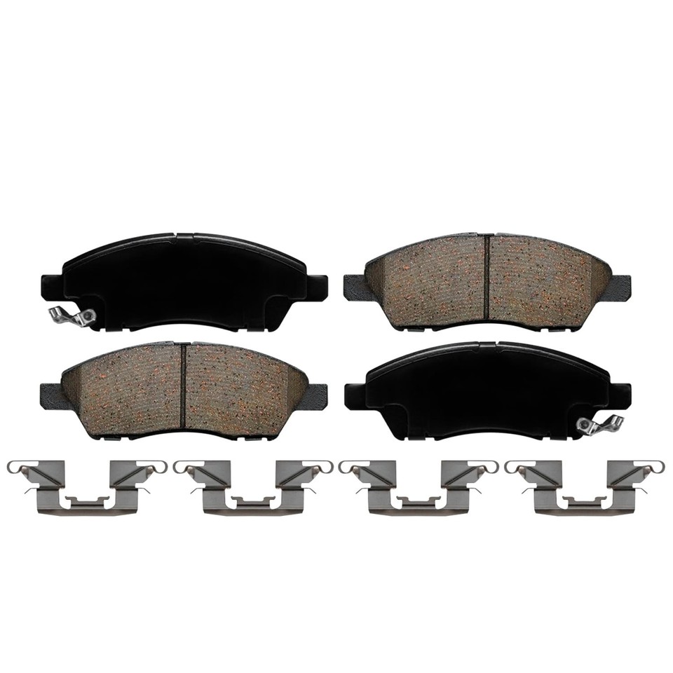 Front Disc Brake Rotors Ceramic Brake Pads Kit for 2012 - 2019 Nissan ...