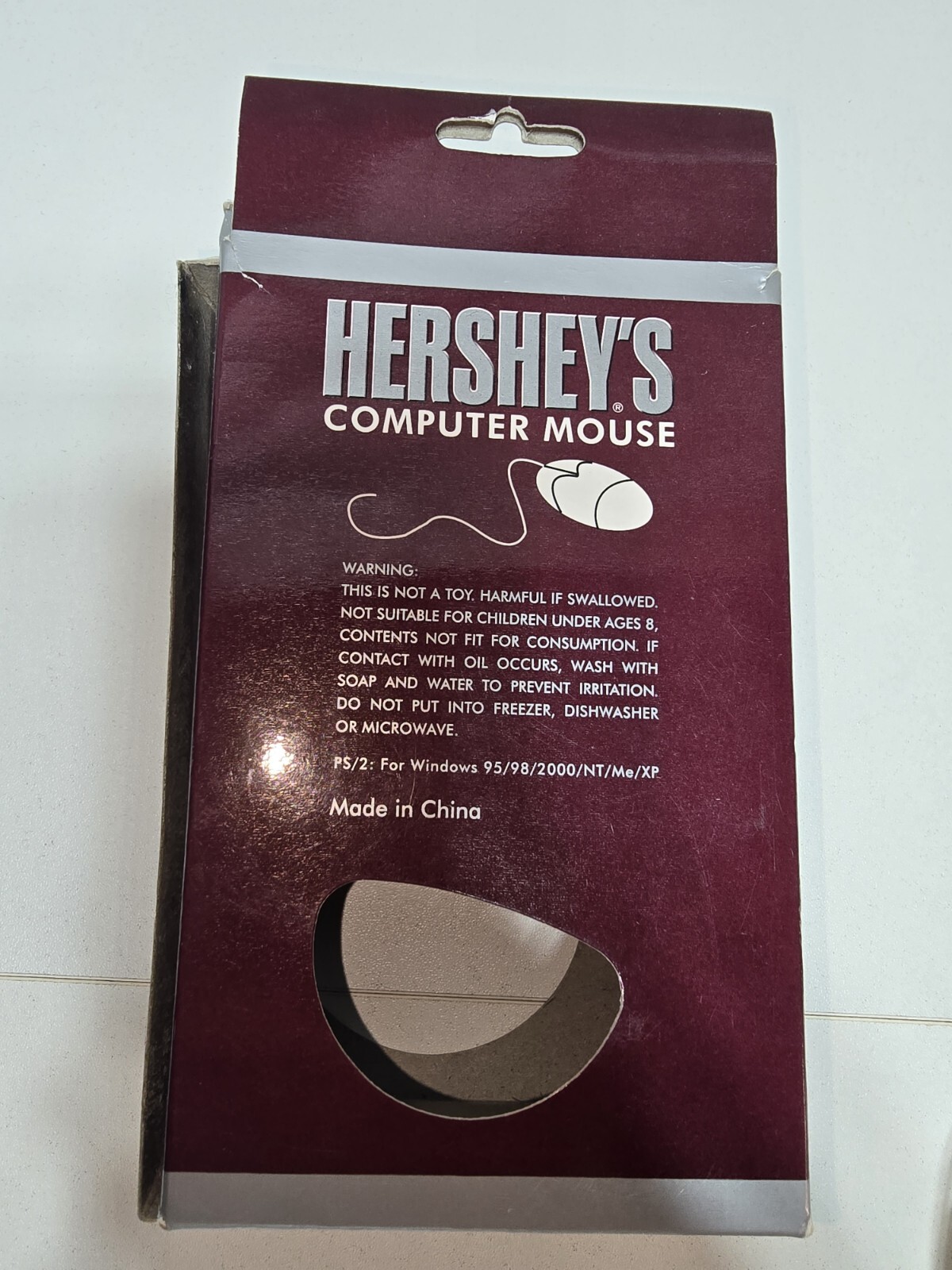 VINTAGE RARE Aqua Mouse Hershey’s Liquid Filled Optical Computer Mouse ...