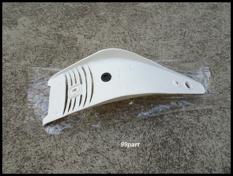 CARBURETOR CARB COVER YAMAHA CHAPPY 50 80 LB50 LB80 NEW // WHITE | eBay