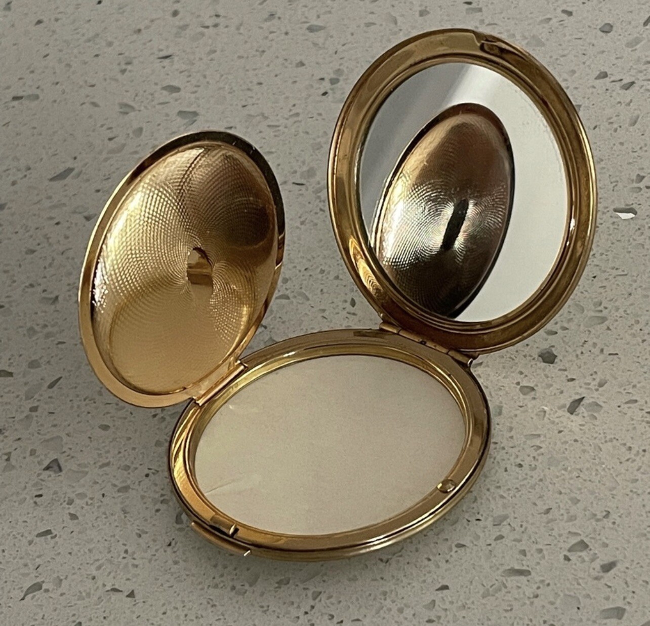 Vintage Stratton makeup powder compact flower case with mirror | eBay