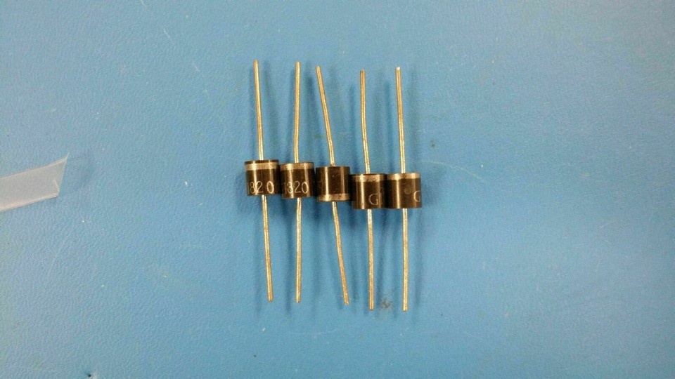 (5 PC) GI820 GENERAL INSTR. Diode Switching 50V 5A 2-Pin Case P600 | eBay