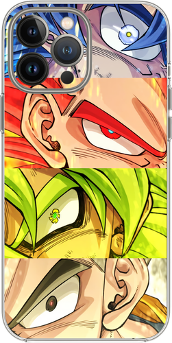 SSB Goku Vegeta Broly Gogeta Rage DBS Case Cover Silicone / Shockproof ...