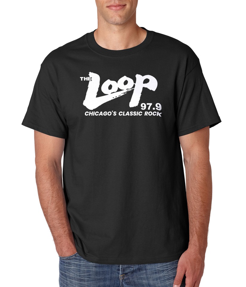 THE LOOP T-Shirt Chicago Classic Rock Radio Station 97.9 FM on S-6XL Tee | eBay