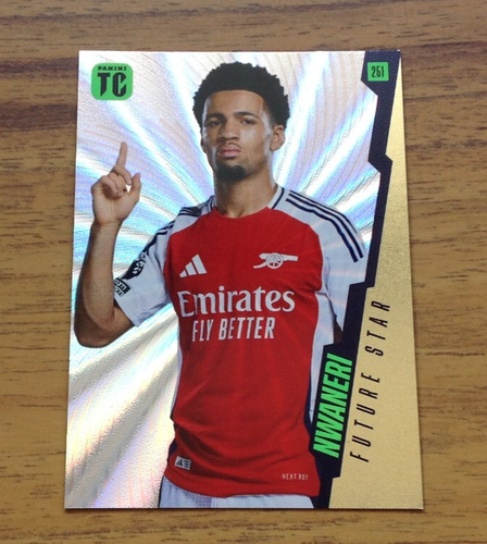 Ethan Nwaneri #261 Arsenal Card Panini Top Class 2025 Pack Fresh . Free ...
