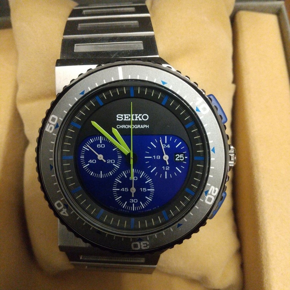Seiko Spirit SCED021 Cal.7T12 Giugiaro Design Chronograph Quartz Mens ...