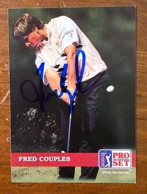 Fred Couples Signed 1992 Pro Set Golf Autograph | eBay